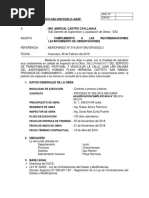 Informe de Observaciones Al Expediente Tecnico | PDF | Economias