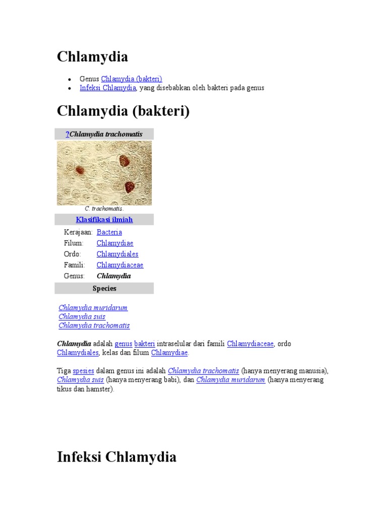 Chlamydia | PDF