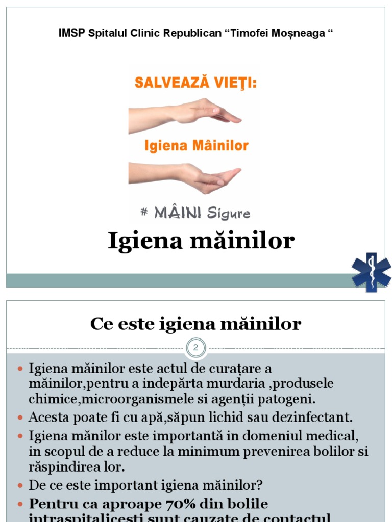 Prezentare Igiena Mainilor | PDF