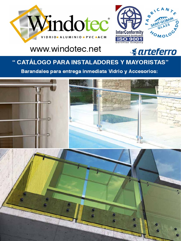 Catálogo Windotec® Barandas PDF | PDF | Artesanías | Herramientas