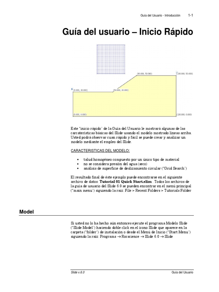 Tutorial 01 - Quick Start (Spanish) PDF | PDF | Ventana (informática) | Archivo de computadora