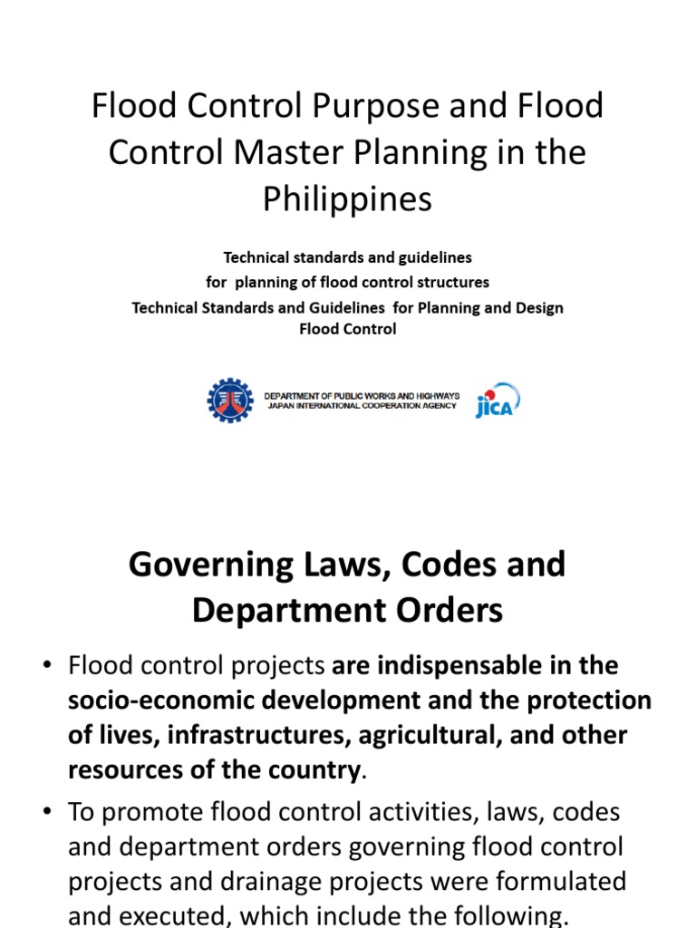 Flood Control Master Plan in the Philippines | PDF | Levee | Flood