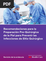 Lista de Chequeo Lavado Higene de Manos en Salas de Cirugía | PDF | Mano