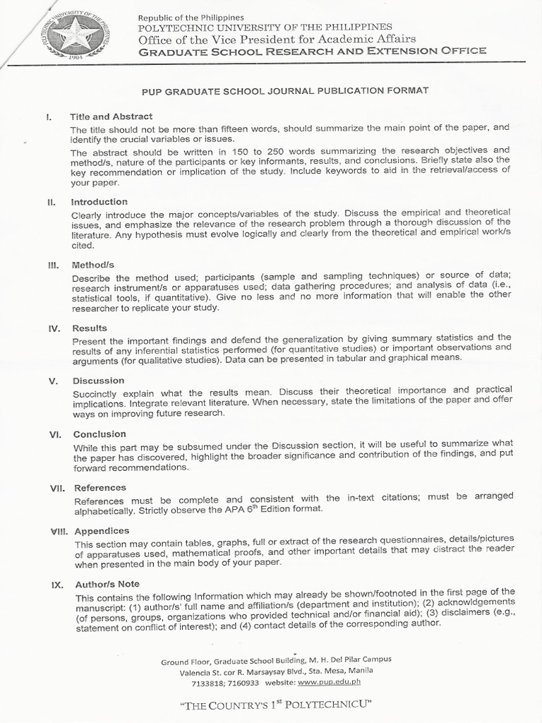 PUP Journal Publication Format Real PDF | PDF