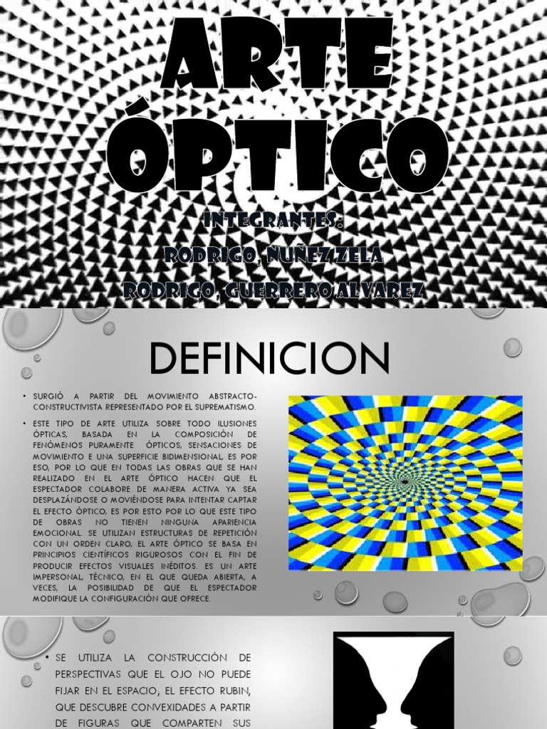 Origen y características del arte óptico | PDF | Arte Moderno | Medios ...