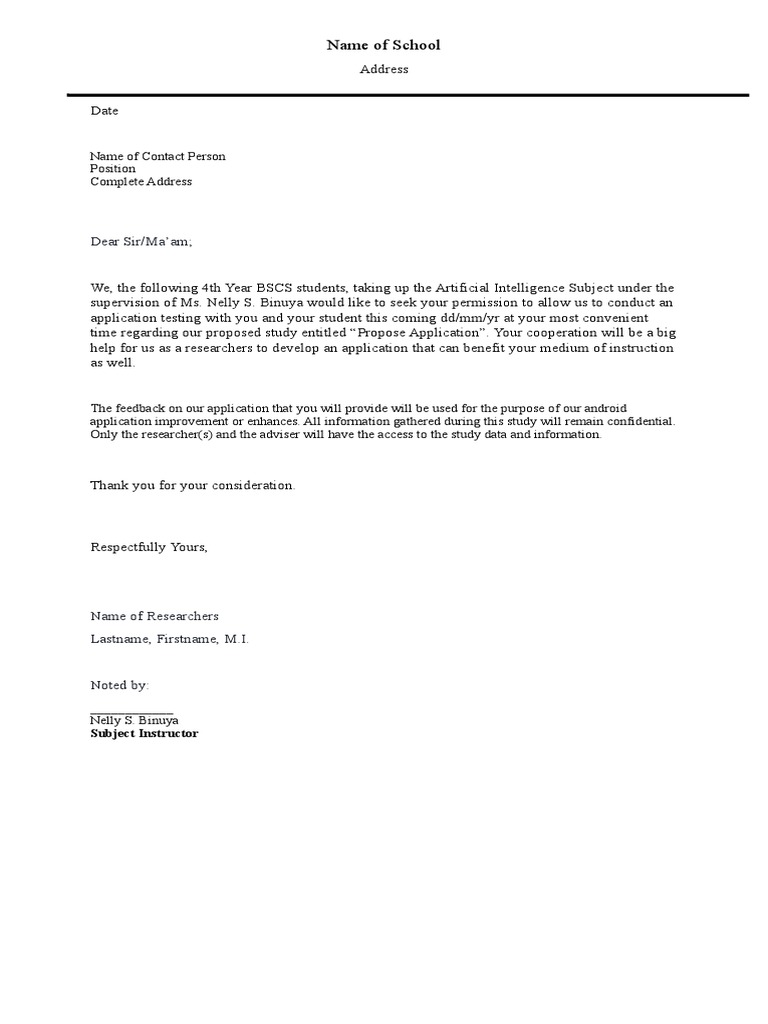 Final Request Letter | PDF