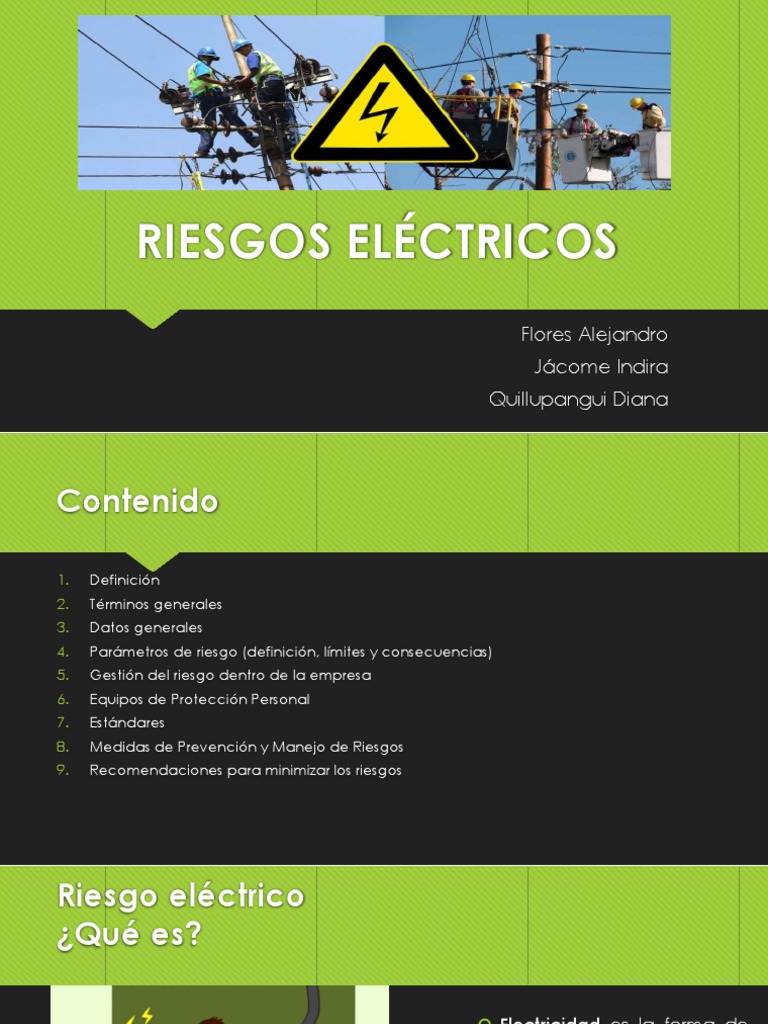 Riesgos Descargar Gratis Pdf Corriente Eléctrica Electricidad