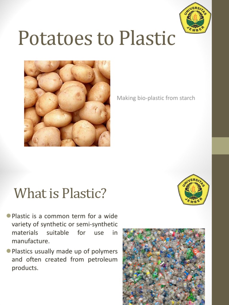 Potato Starch Bioplastic Production Guide | PDF | Sustainable ...