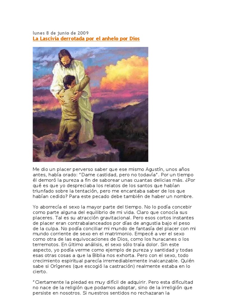 Lascivia y anhelo por Dios: Reflexiones | PDF | Lujuria | Amor