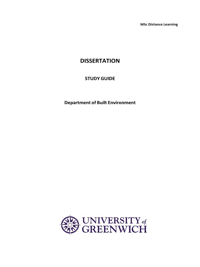 Dissertation Guide | PDF | Thesis | Hypothesis