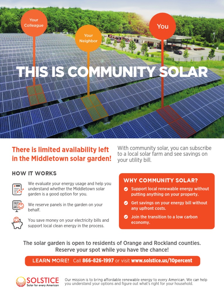 What Is Community Solar - One Pager | PDF