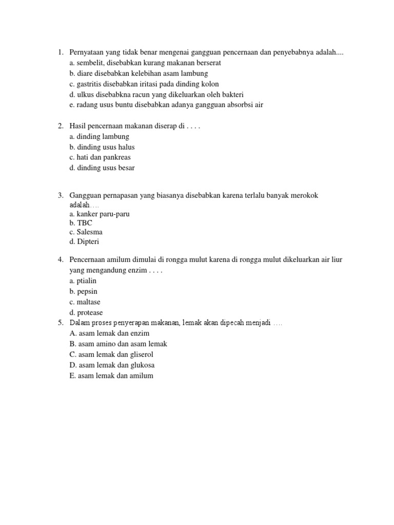 Soal Eval Bio Uts | PDF