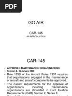 Car 145 Notes-1 DgCa | PDF | Audit | Aircraft