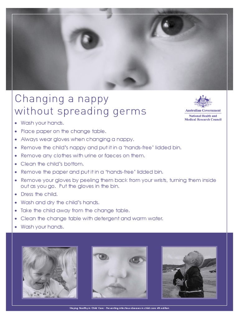 Changing A Nappy Without Spreading Germs | PDF