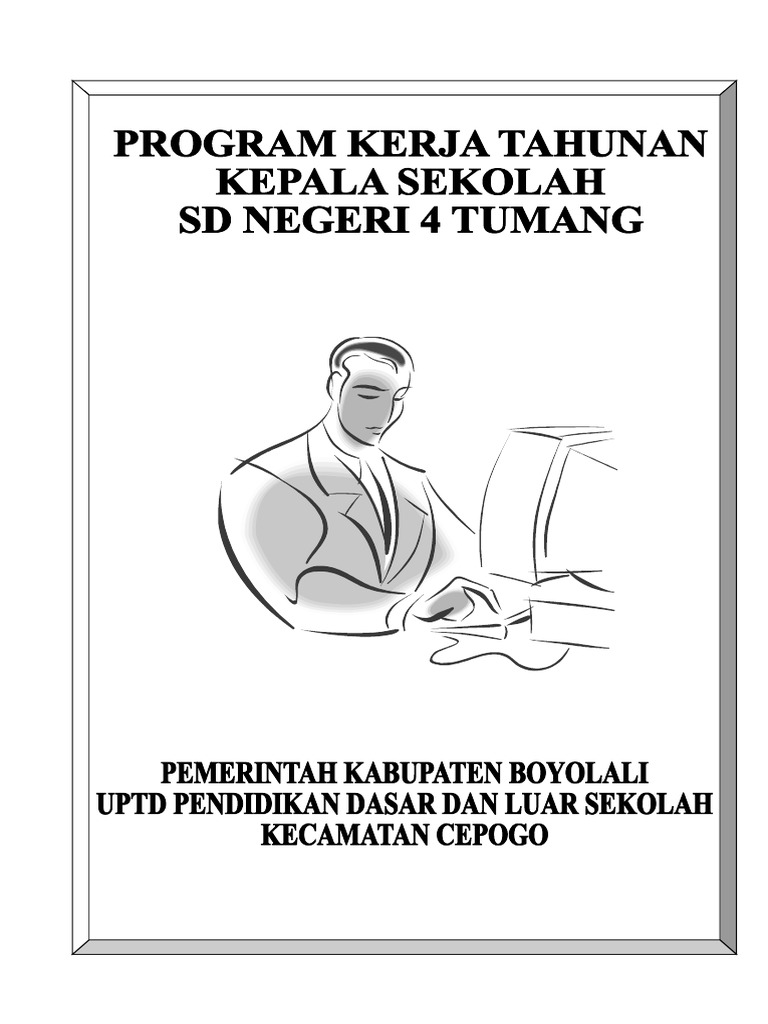 Cover Program Kerja Tahunan Kepala Sekolah | PDF