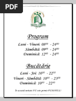 Meniu Axel Catering Detaliat | PDF