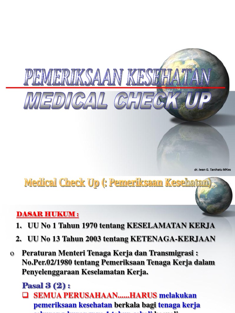12 Pemeriksaan Kesehatan MCU | PDF