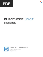 Snagit 11.2 Hotkeys Guide | PDF | Keyboard Shortcut | Computer Keyboard