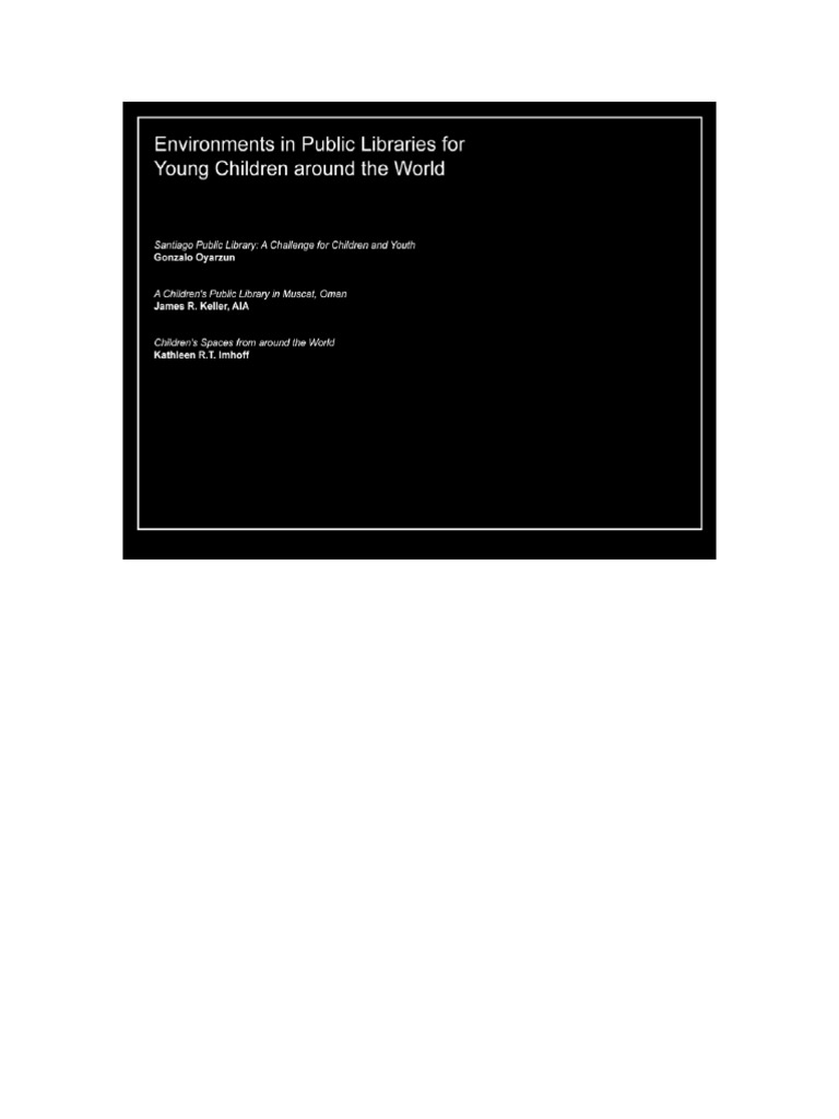 Muscat Children's Public Library | PDF | Libraries | Oman