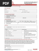 Future Generali Pre Authorization Form | PDF | Insurance | Hospital