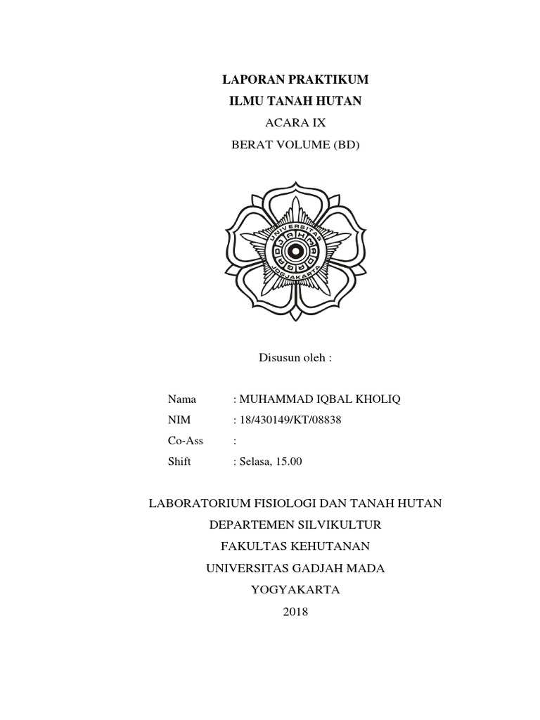 Laporan Praktikum Bulk Density Tanah | PDF