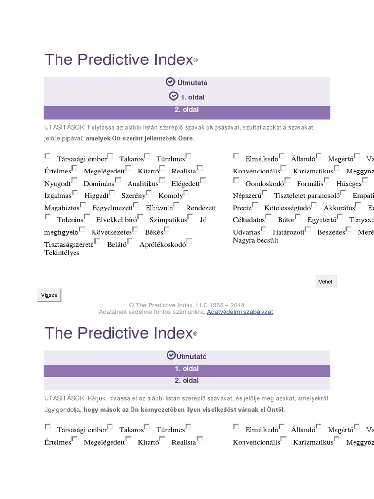 The Predictive Index | PDF