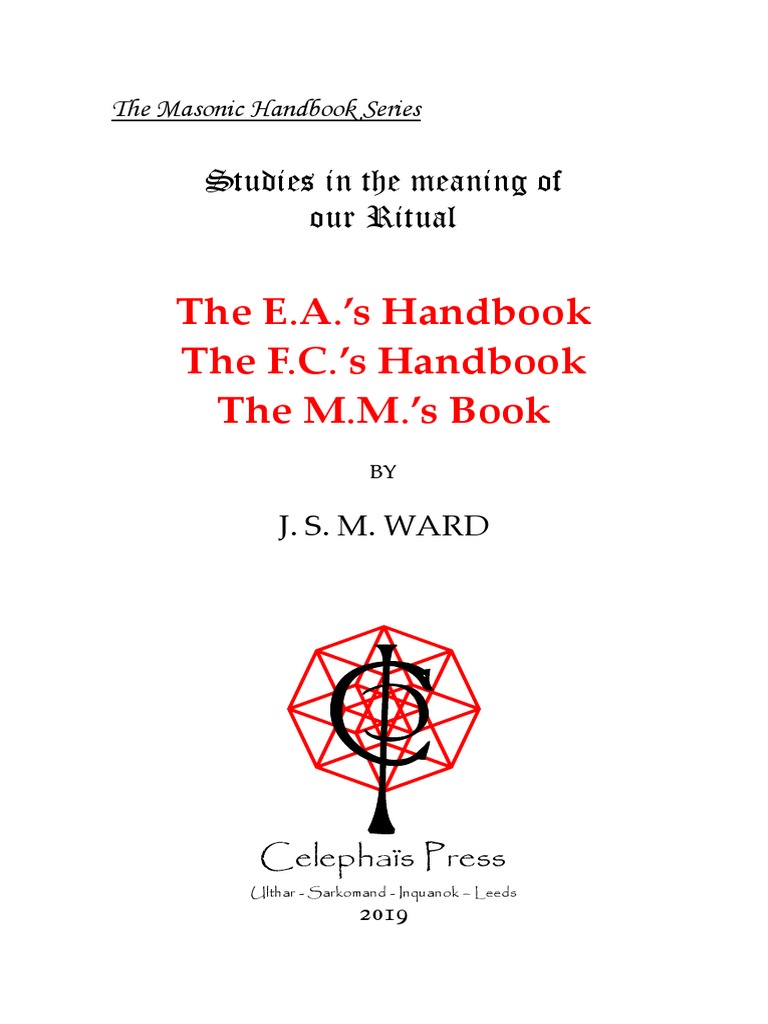 The Masonic Handbook Series: The Craft Degrees Handbooks | PDF ...
