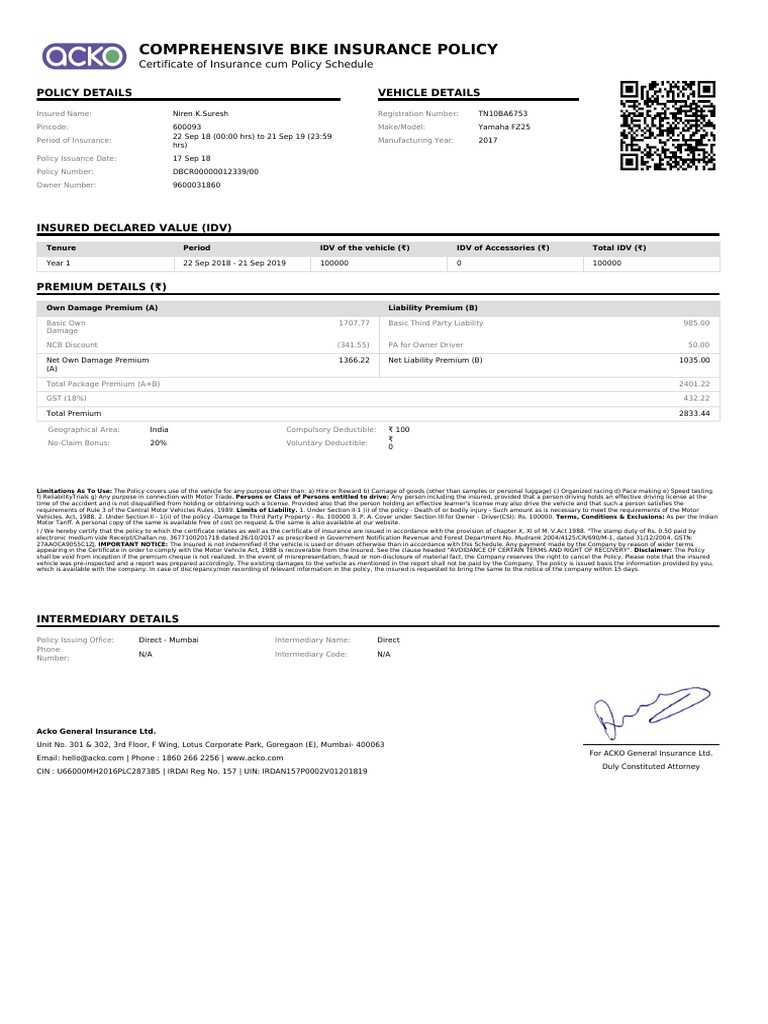 Vehicle Insurance PDF | Download Free PDF | Vehicle Insurance ...