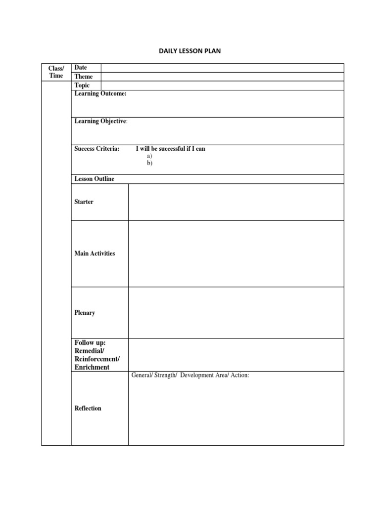 LP Bi Form 1 Template | PDF