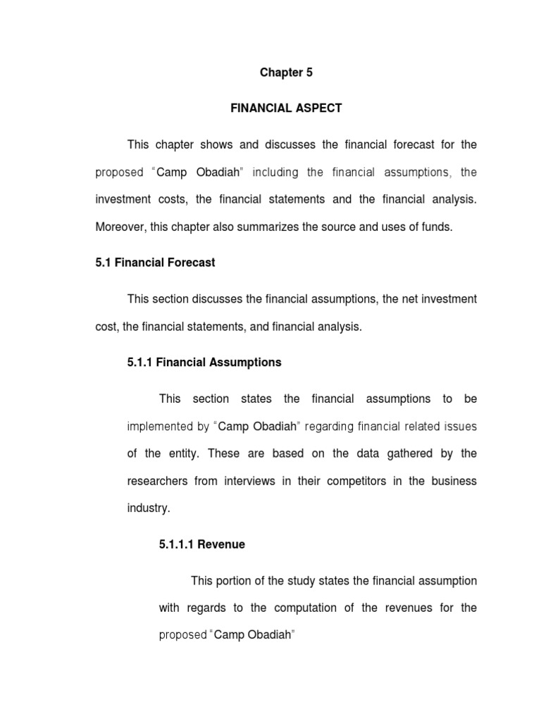 Chapter-5 - Financial Aspect Revised | PDF | Balance Sheet | Revenue