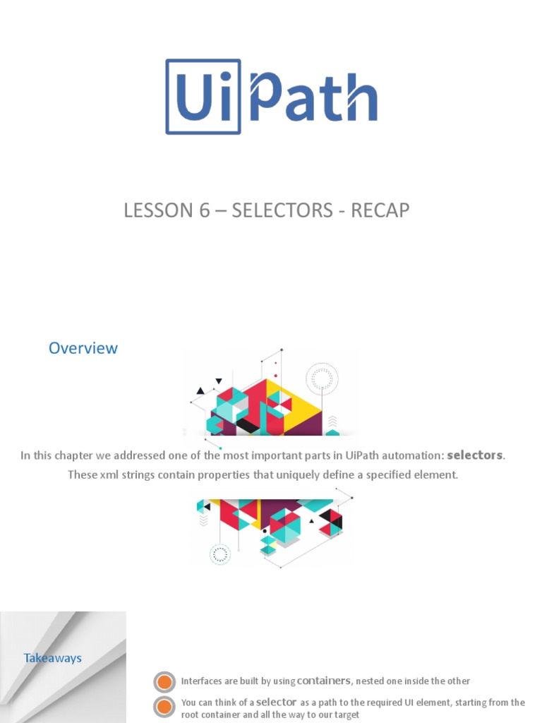 Understanding UiPath Selectors | PDF
