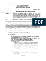 RMC No. 122-2023 (Availability of Offline BIR Forms For Filing of ...