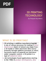Seminar Report On 3D Printing | PDF | 3 D Printing | Science