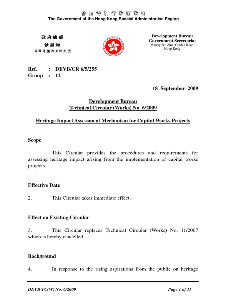 Technical Circular - 2009-06 PDF | PDF | Trail | Environmental Impact ...