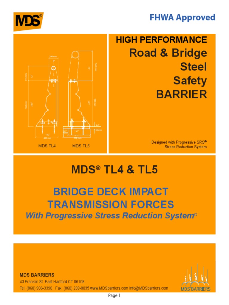 TL-5 Impact Barrier | PDF | Suspension (Vehicle) | Stiffness