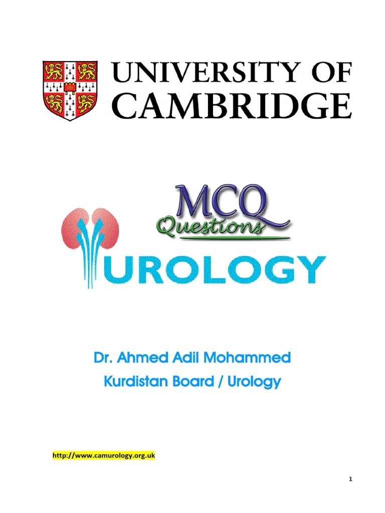Cambridge Urology MCQ | PDF | Urinary Incontinence | Kidney