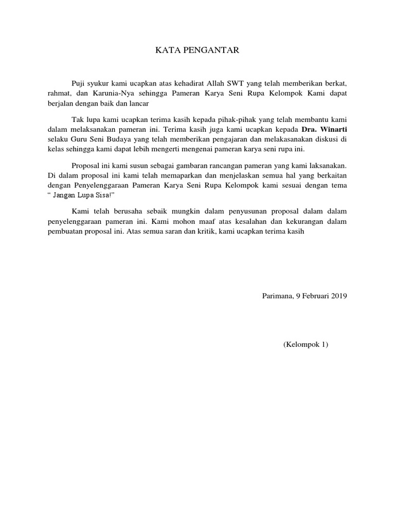 Kata Pengantar | PDF