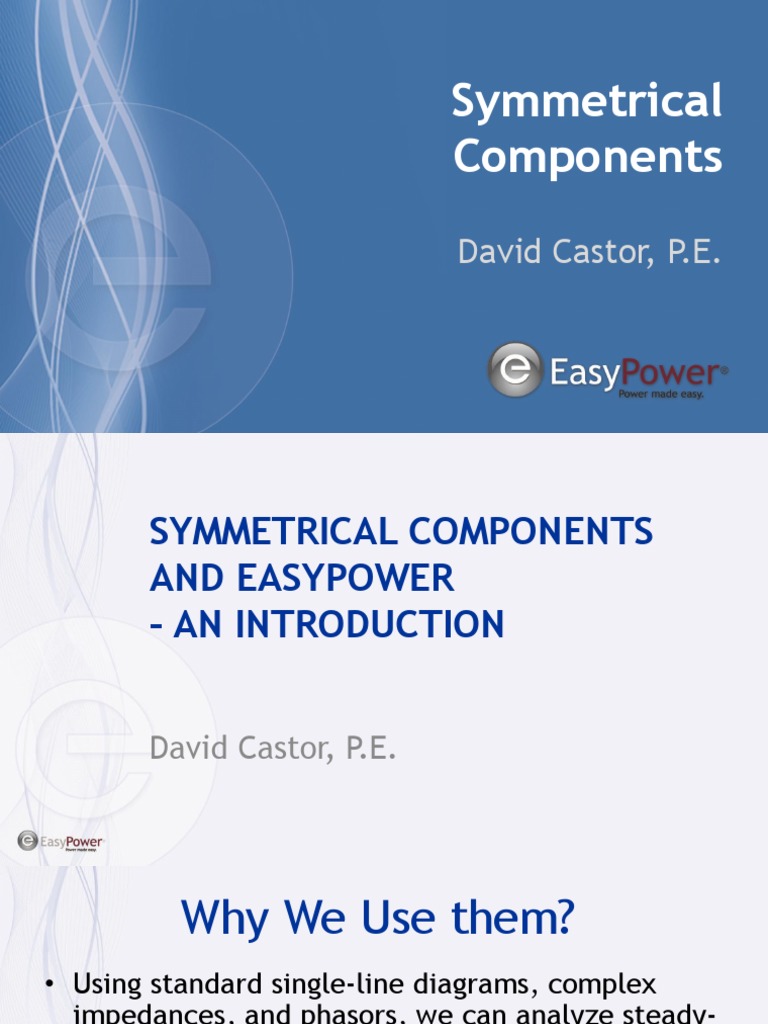 Introduction to Symmetrical Components | PDF | Electricity ...