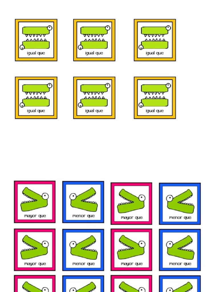 Signos de Mayor y Menor