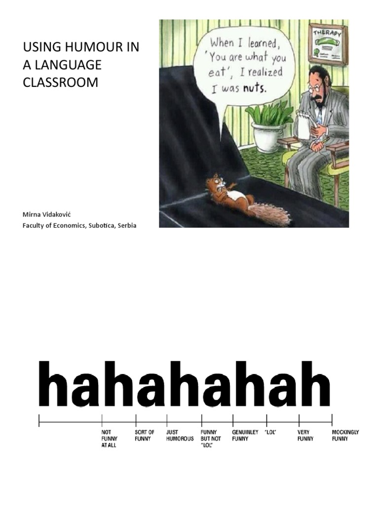 Using Humour to Engage Students and Enhance Language Learning | PDF ...