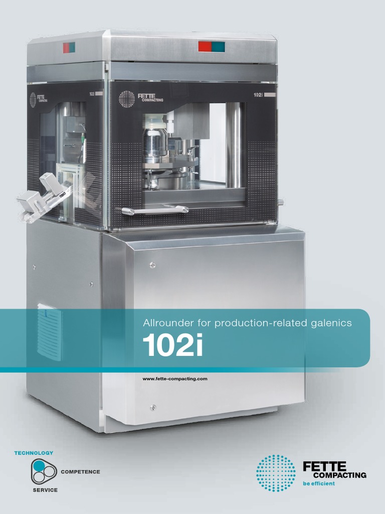 Manual Fette | Tablet (Pharmacy) | Calibration