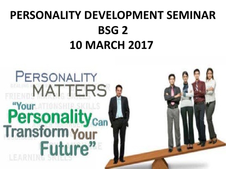Personality Development Seminar | PDF
