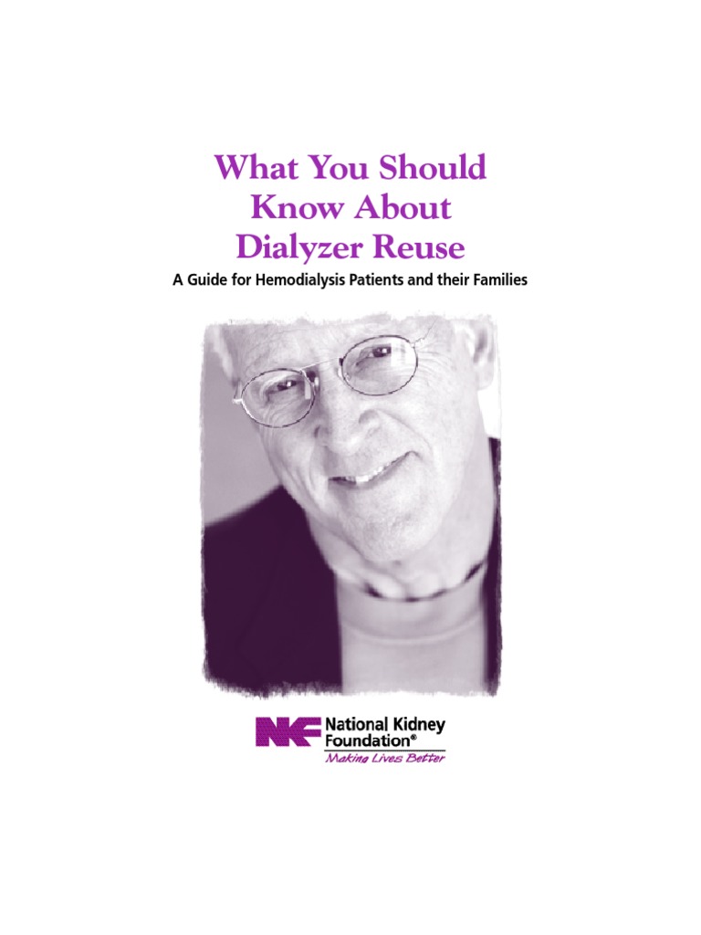 Dialyzer Reuse PDF | PDF | Hemodialysis | Medicine