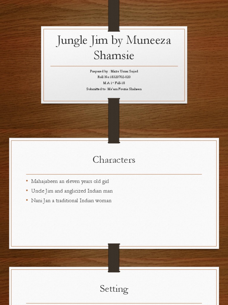 Jungle Jim by Muneeza Shamsie | PDF