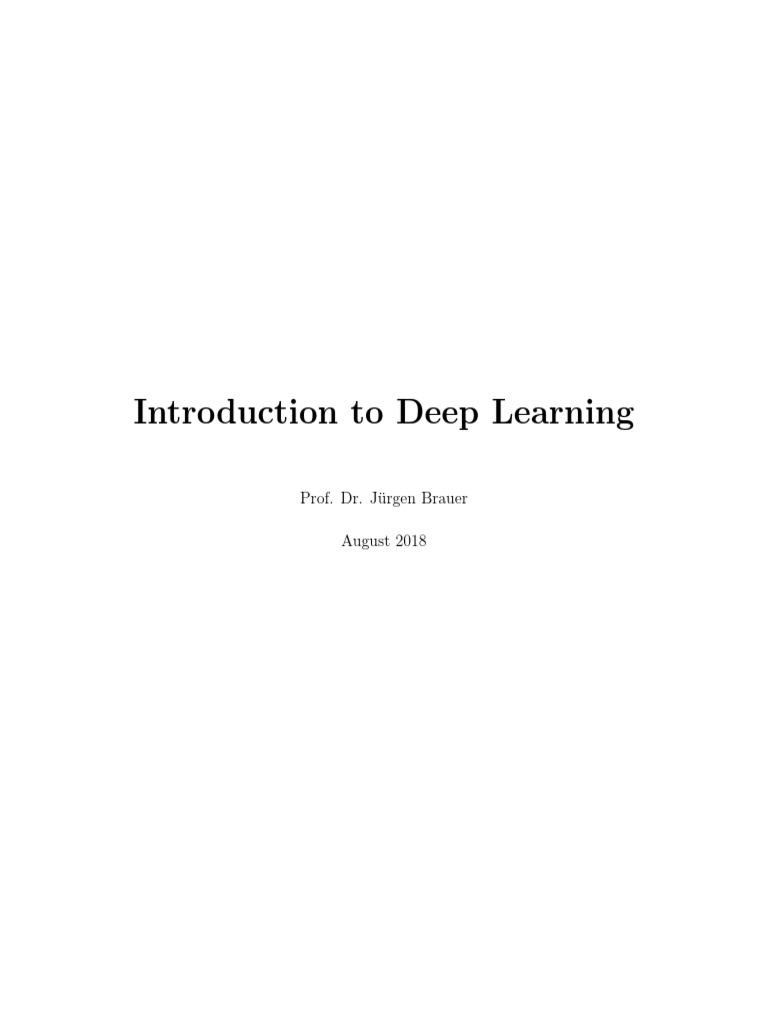 Introduction to Deep Learning - With Complexe Python and TensorFlow ...