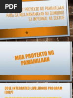 5 Mga Proyekto NG Pamahalaan Tongu Sa Kagalingang Pambayan at Pambansang Kaunlaran | PDF