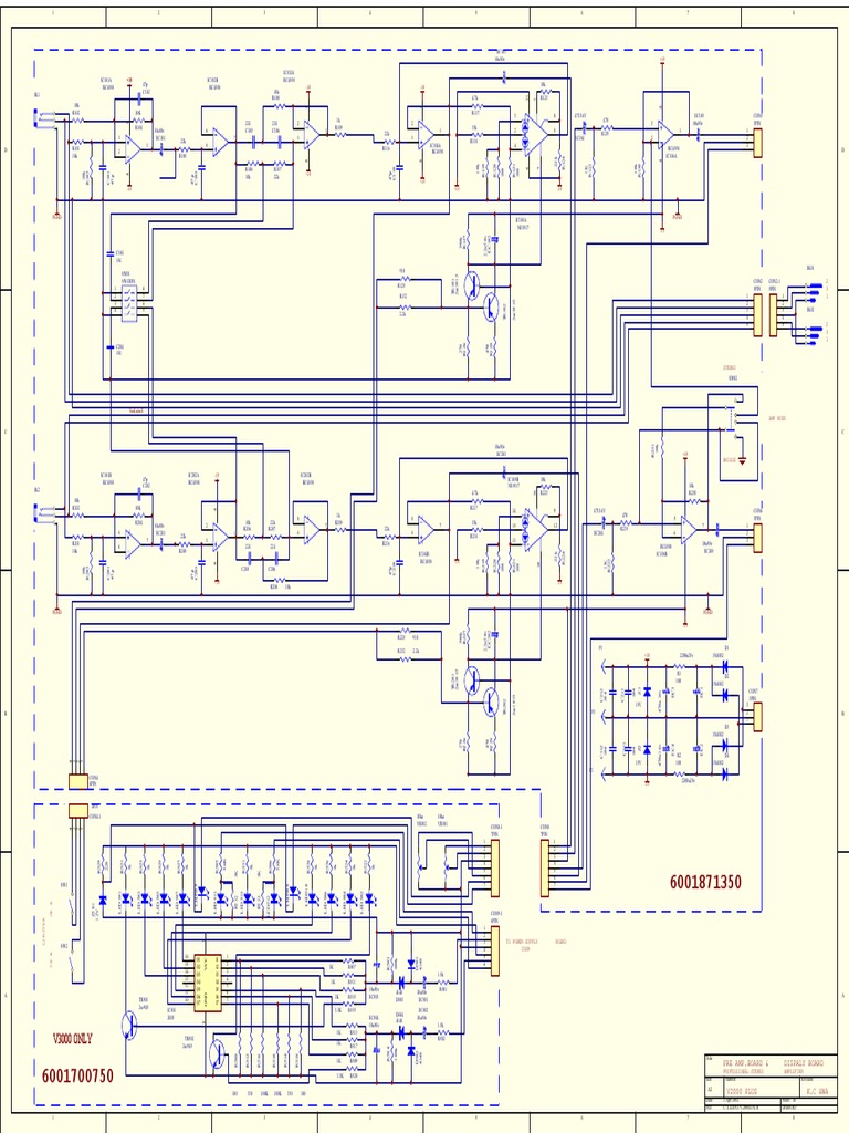 American Audio v1000 v2000 SCH | PDF