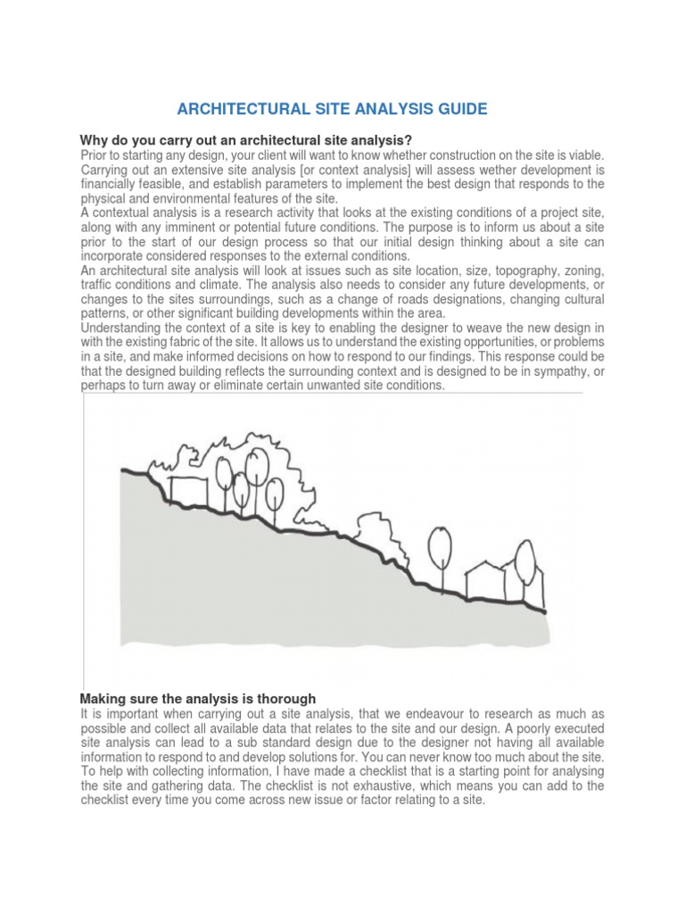 Architectural-Site-Analysis-Guide (1) 010 | PDF | Design | Space
