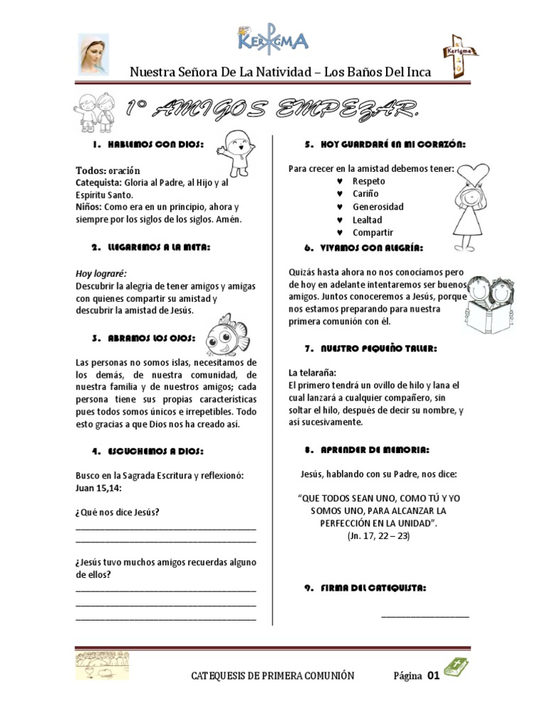 Folleto Kerigma 2018 | PDF | María, madre de Jesús | eucaristía