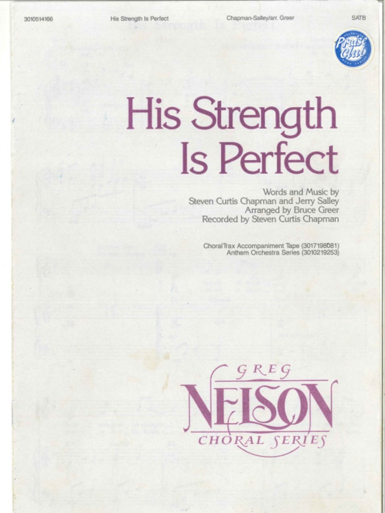 His Strength Is Perfect | PDF